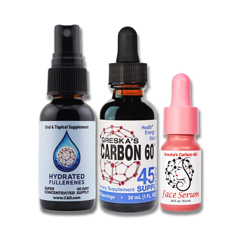 Pure Black C60 Power & Antioxidant Wellness – Greska's Carbon 60